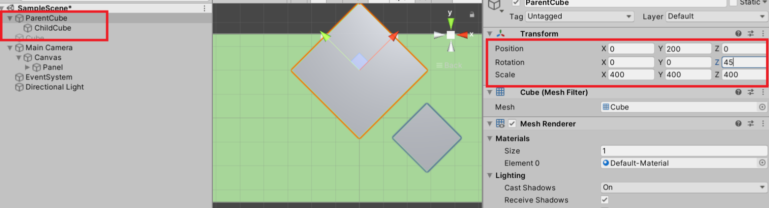[Unity]座標を理解して狙った場所にオブジェクトを配置する | hirokuma.blog