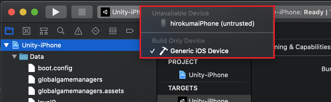 Unity 】 iOS アプリをビルドして実機で実行する手順 | hirokuma.blog