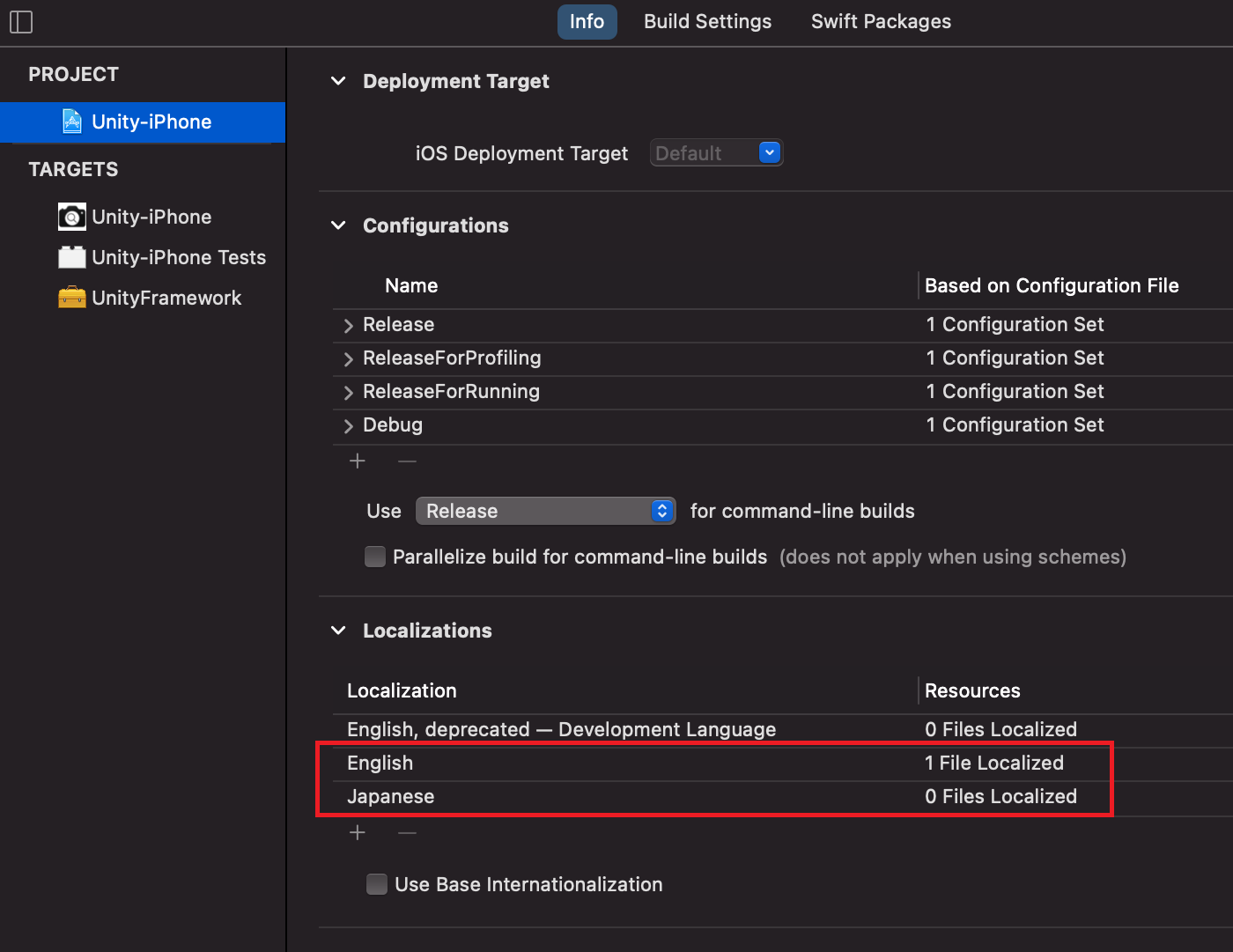 【Unity】[iOS]Xcode projectの Localization 自動化 | hirokuma.blog